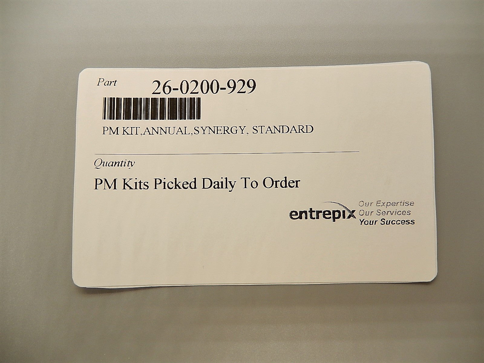 26-0200-929 – Entrepix, Inc.