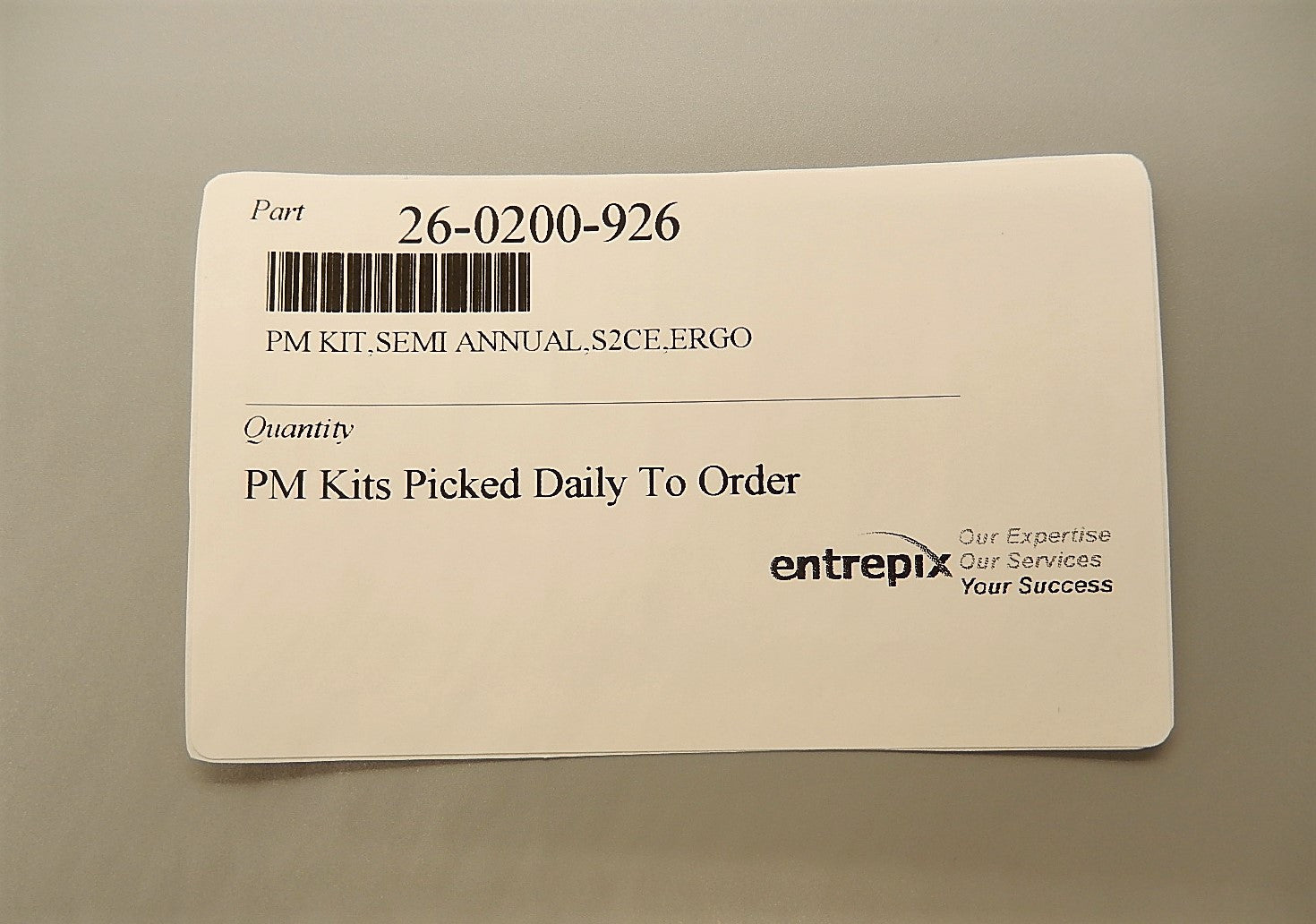 26-0200-926 – Entrepix, Inc.