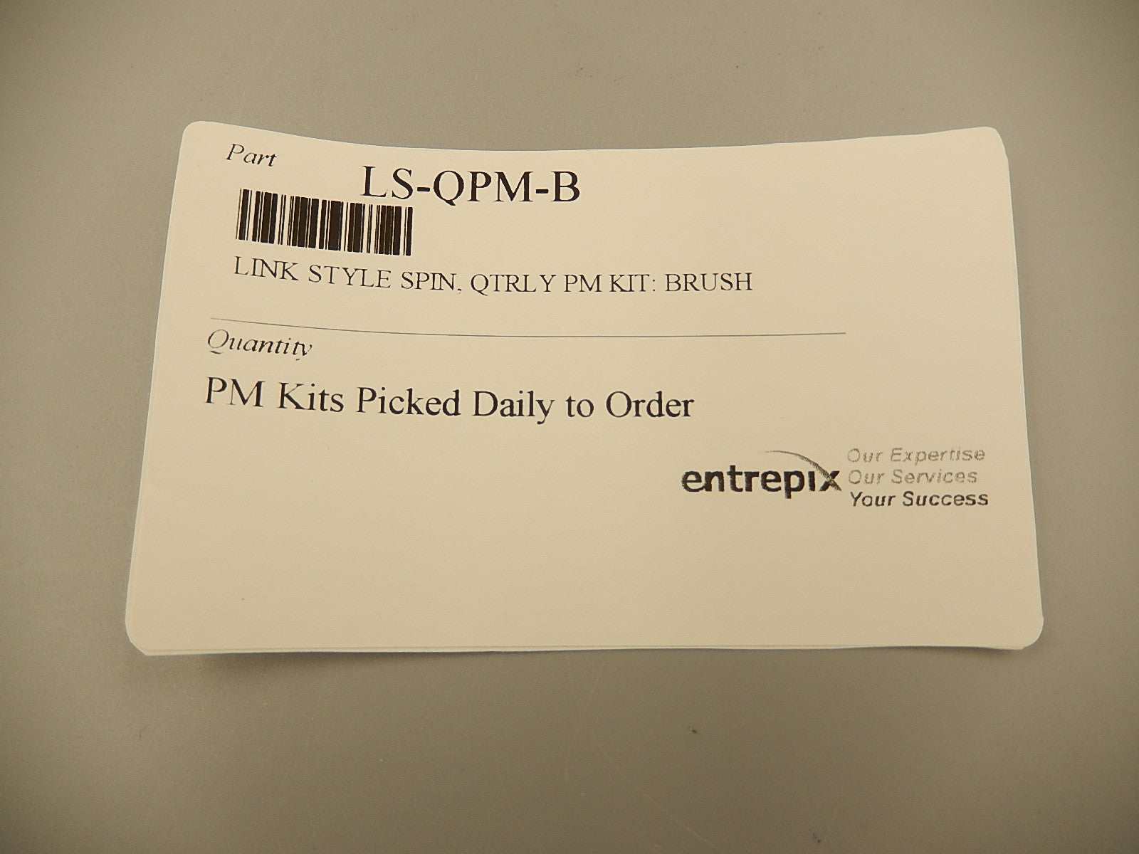 LS-QPM-B – Entrepix, Inc.